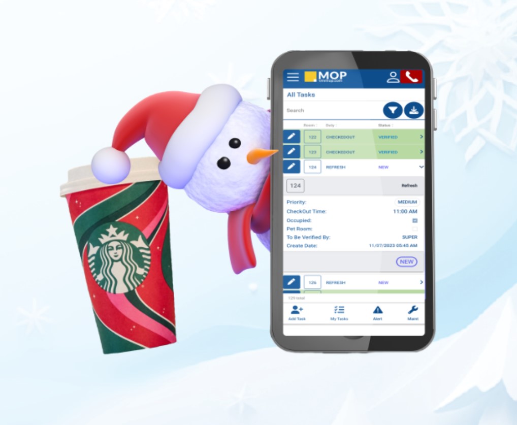 MOP Holiday Offer 2023 Free Coffee - Visual Matrix